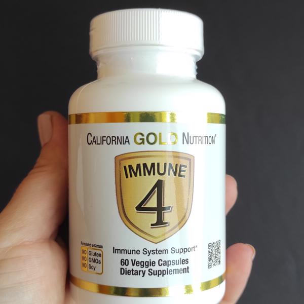 Viên uống hỗ trợ hệ miễn dịch Immune 4 California Gold Nutrition hộp 60 ...